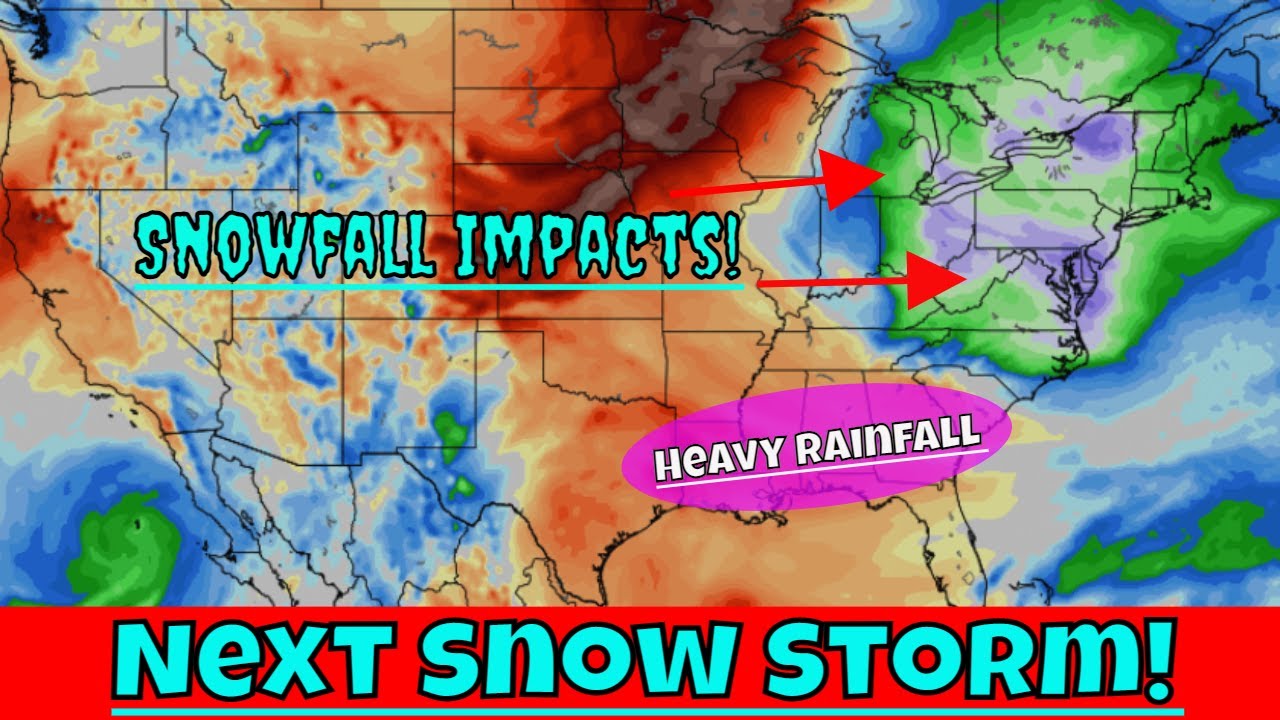 Next Snow Storm Impacts - Weatherman Plus Weather Channel - YouTube