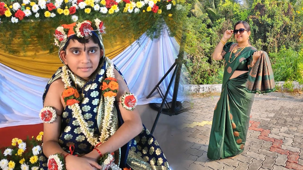 ಮನೆ Function ಅಂದ್ರೆ ಹೊಸ ಬಟ್ಟೆ ಪ್ರದರ್ಶನ | Brahmopadesha Ceremony at ...
