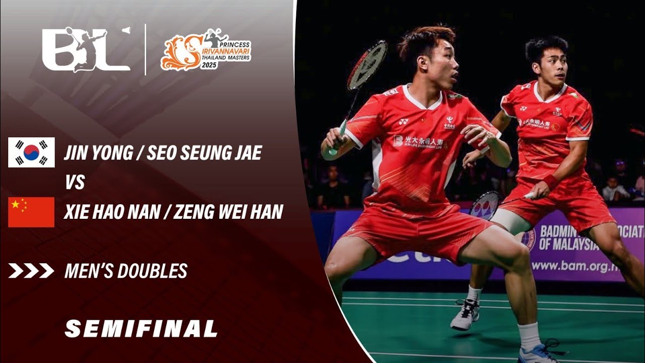 SF-MD | Jin Yong/Seo Seung Jae (kor) vs Xie Hao Nan/Zeng Wei Han (chn ...