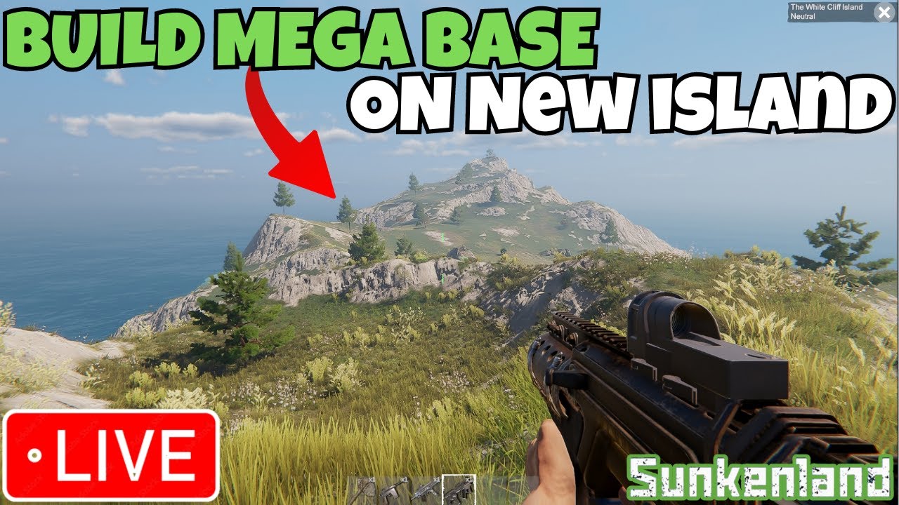 🛑 BUILD MEGA BASE ON New island - Sunkenland Gameplay - YouTube