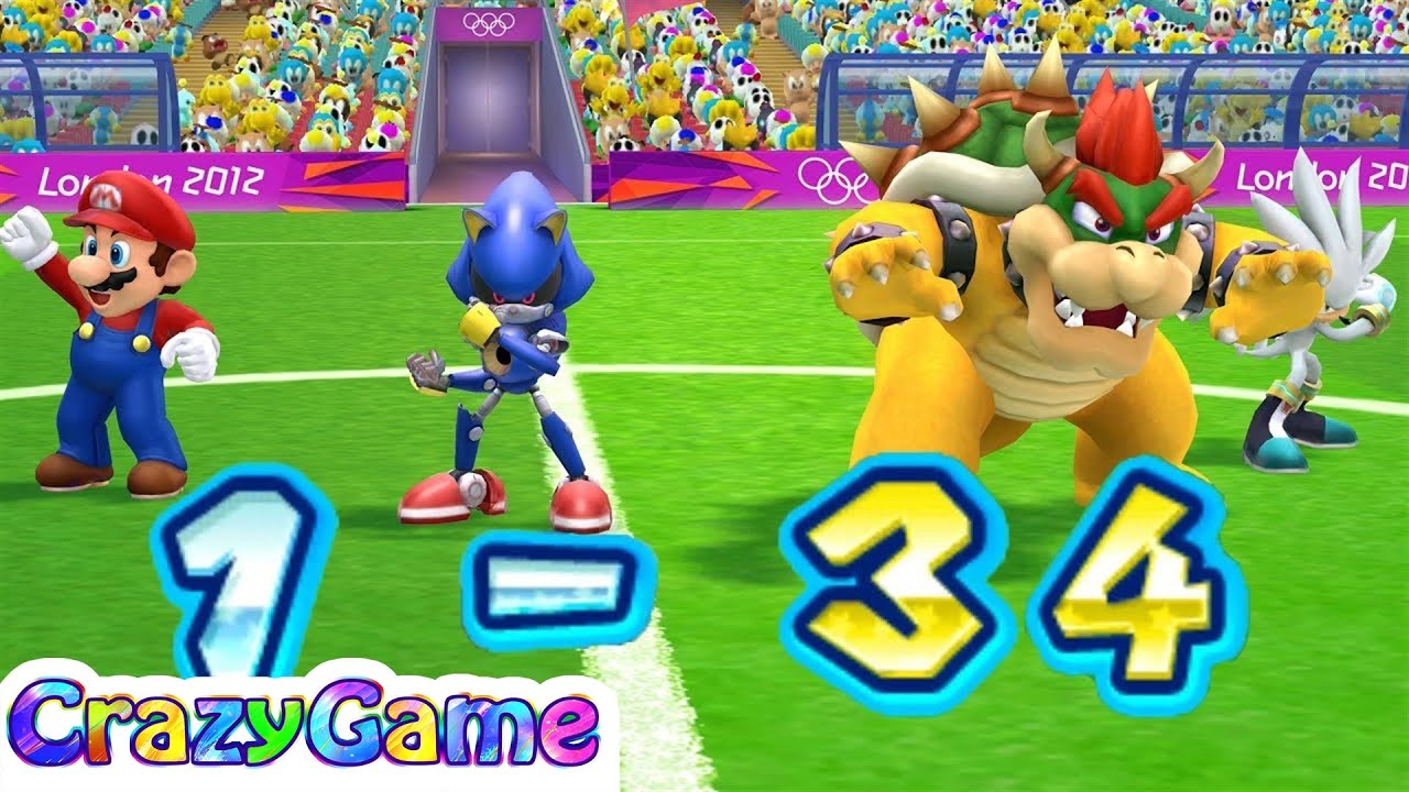 Mario & Sonic At the London 2012 Olympic Games - Team Sonic, Bowser ...