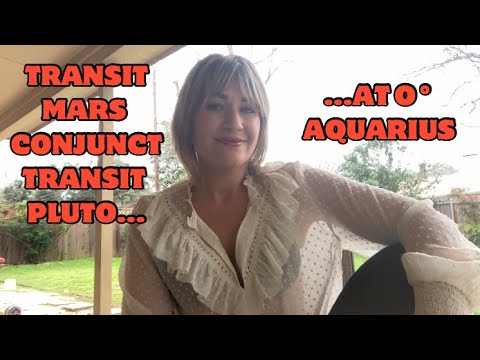 Transit Mars conjunct Pluto in Aquarius - YouTube