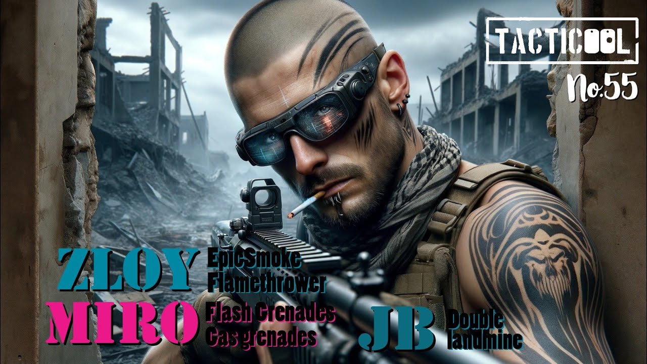Tacticool | No.55 ZLOY / MIRO / JB | LVL50/10 | Balanced loadout for different situations #タクティ ...