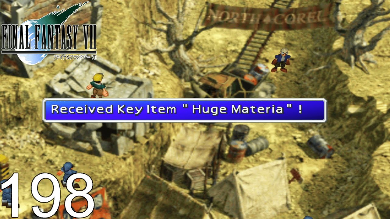 FF VII [LV 99] Perfect Walkthrough Part 198 Corel Reactor Huge Materia ...
