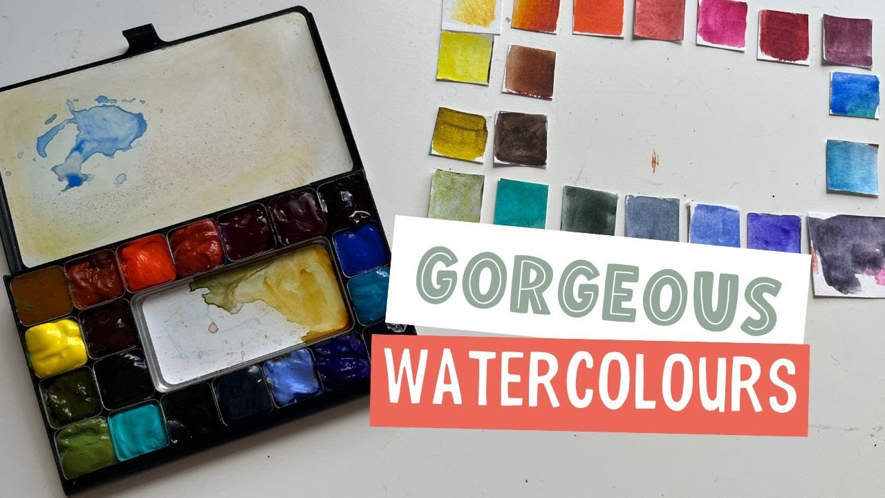 Putting together a colourful watercolour palette (Art Toolkit Pocket ...