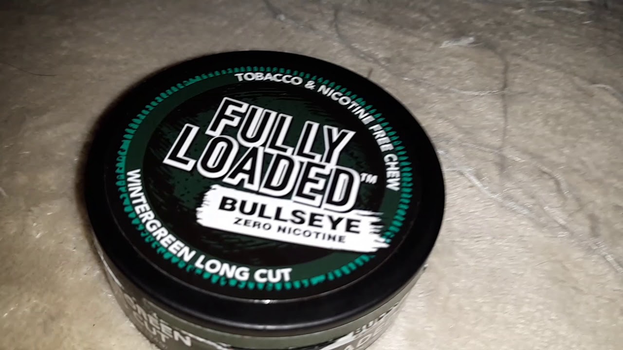 Fully loaded Bullseye wintergreen long cut review - YouTube