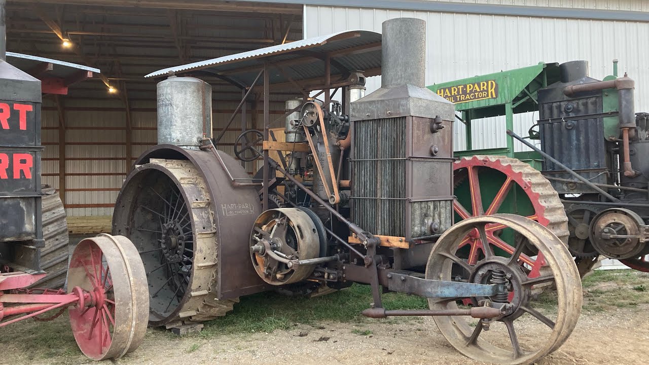 Rare 1912 Hart-Parr 40 Oil Tractor Walkaround - One of Three Known to ...
