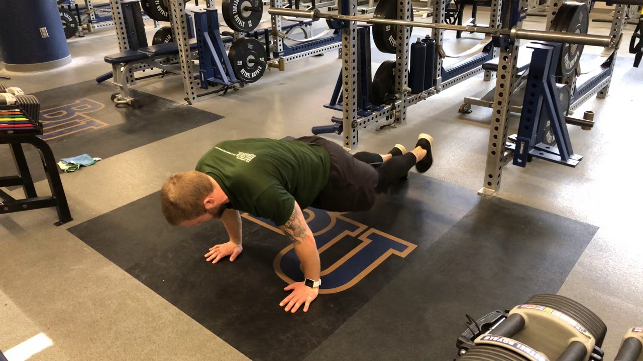 High Plank Knee to Arm Slides - YouTube