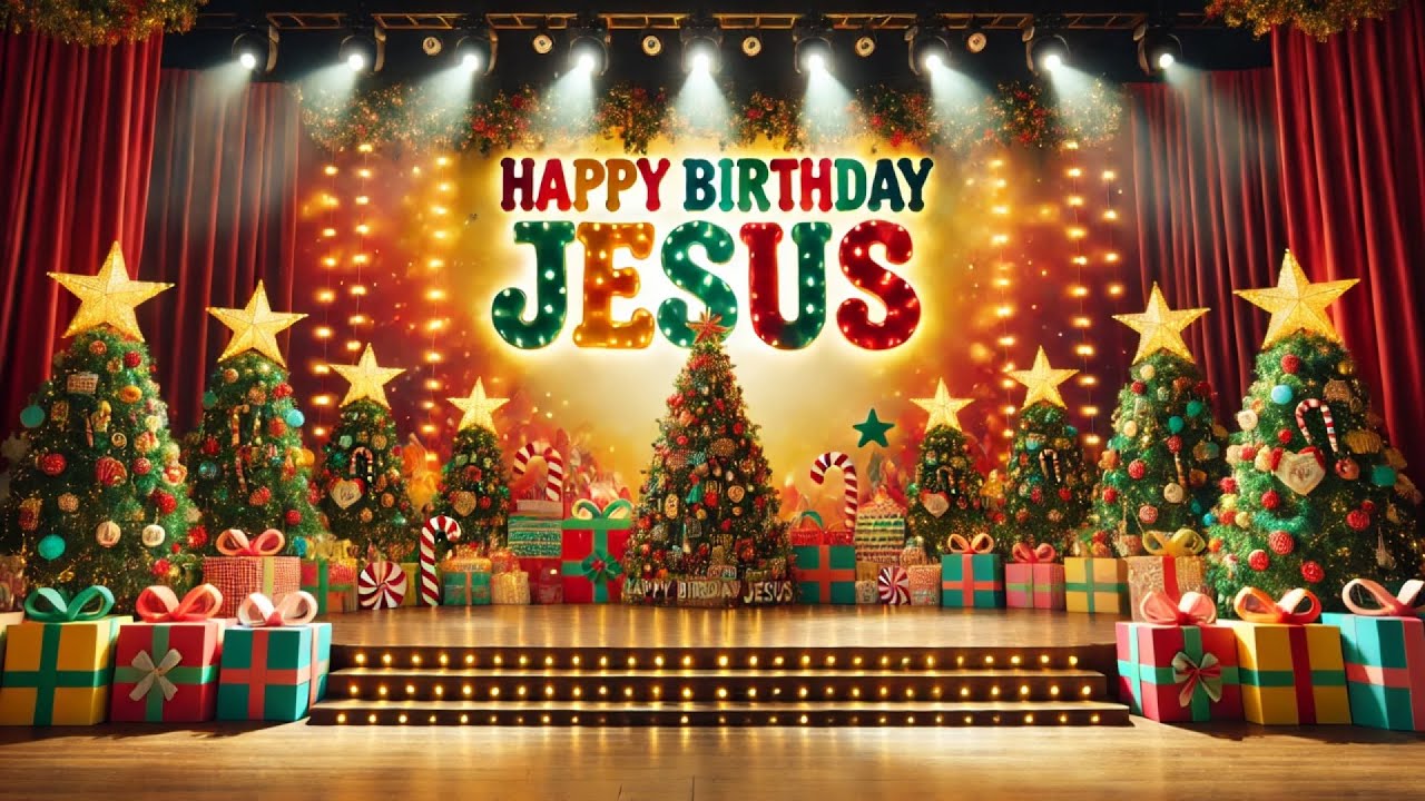 Happy Birthday Jesus | Young Toddlers Christmas Dance Song | 2024 - YouTube