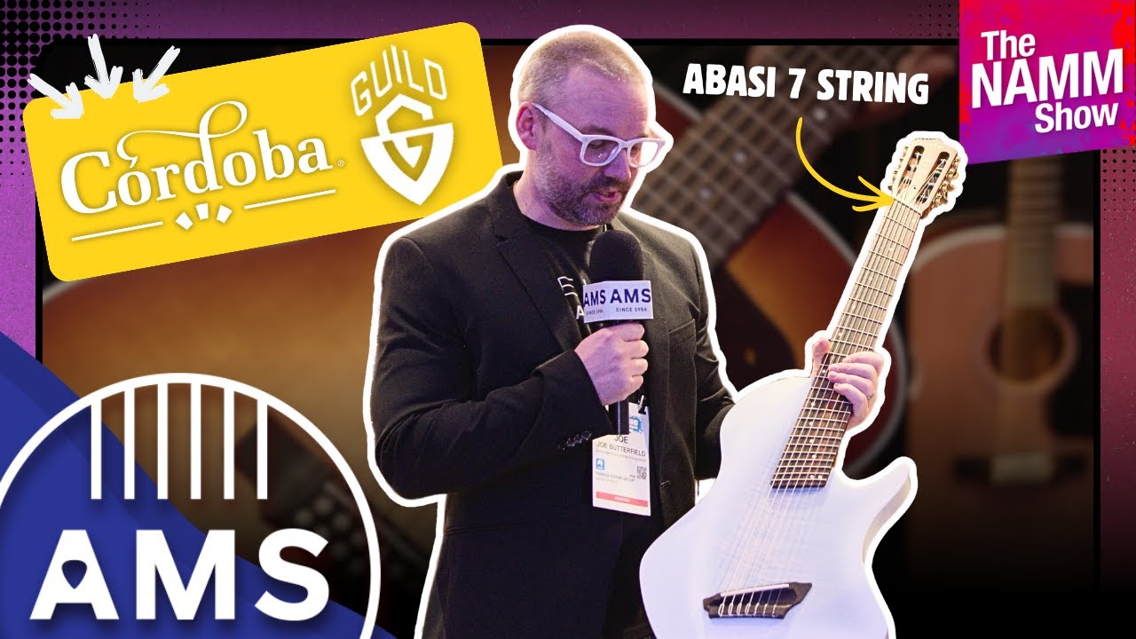 New Abasi & Cordoba Collaboration 7-String Plus the Guild E Series ...