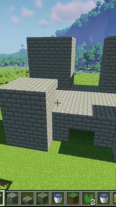 How To Make Castle In Minecraft Shorts Minecraft Youtube