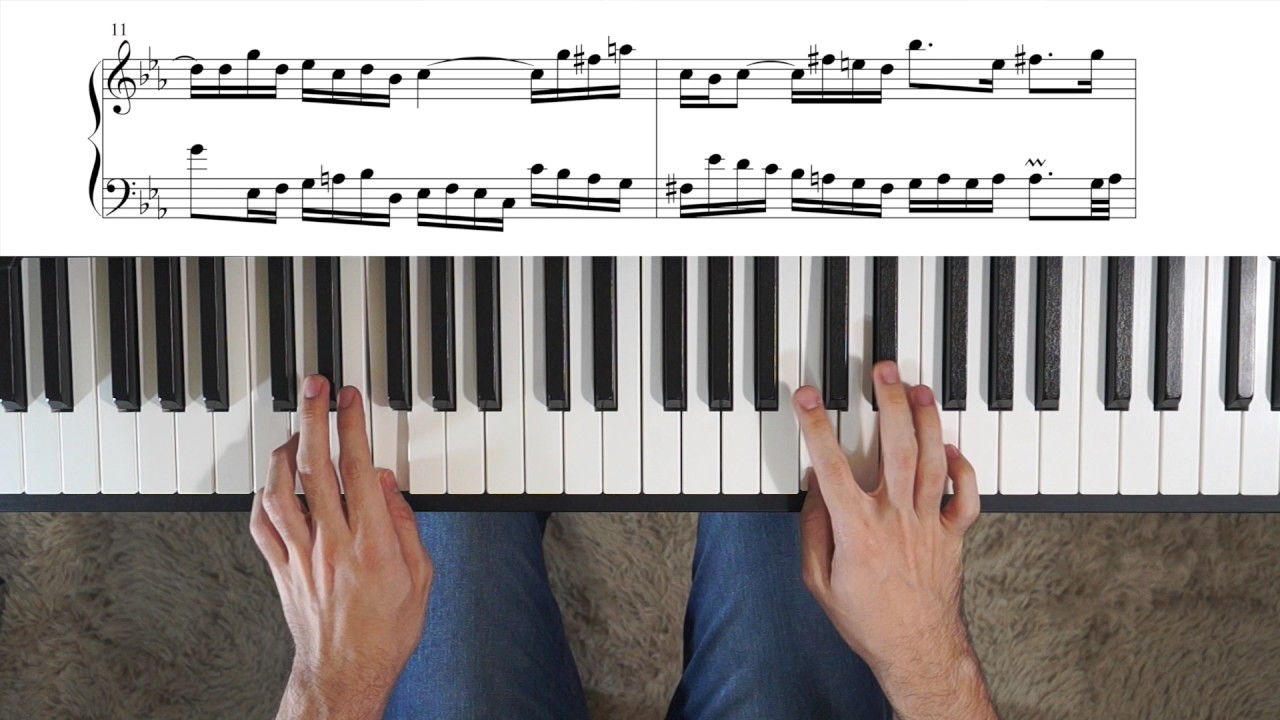 J. S. Bach - Two-part Invention No. 2 in C minor, BWV 773 - YouTube