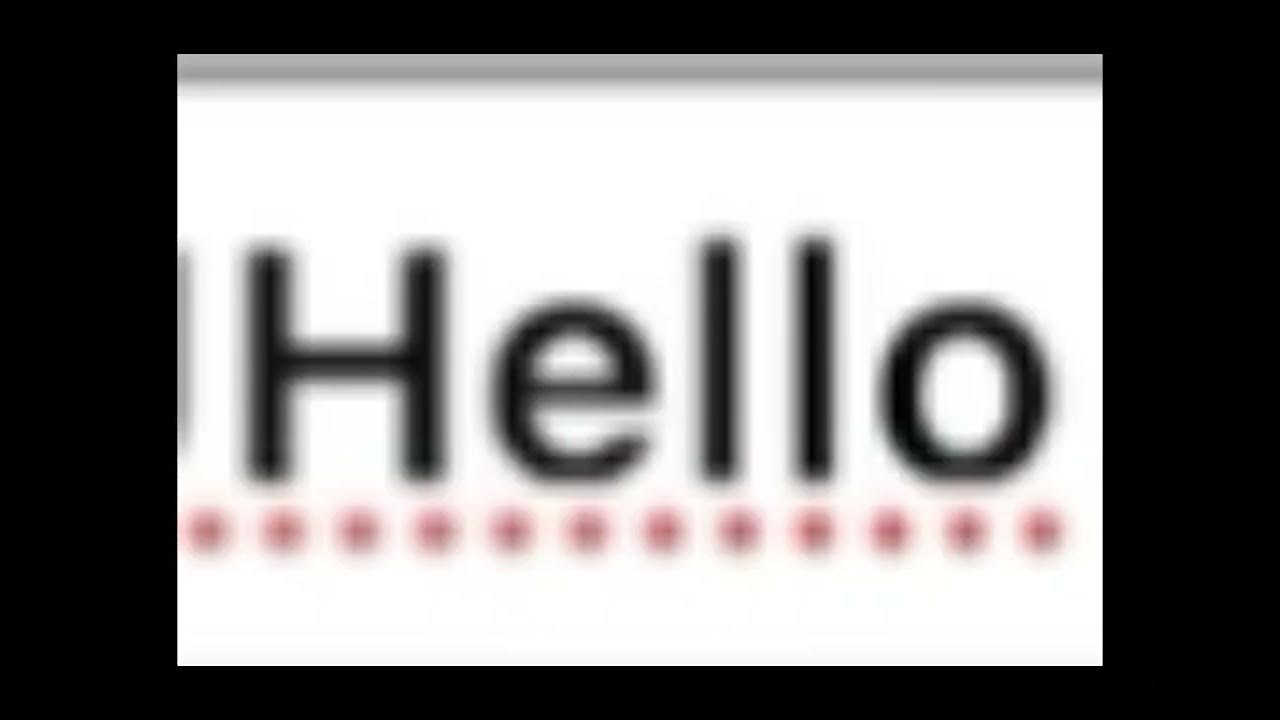 World of text - YouTube