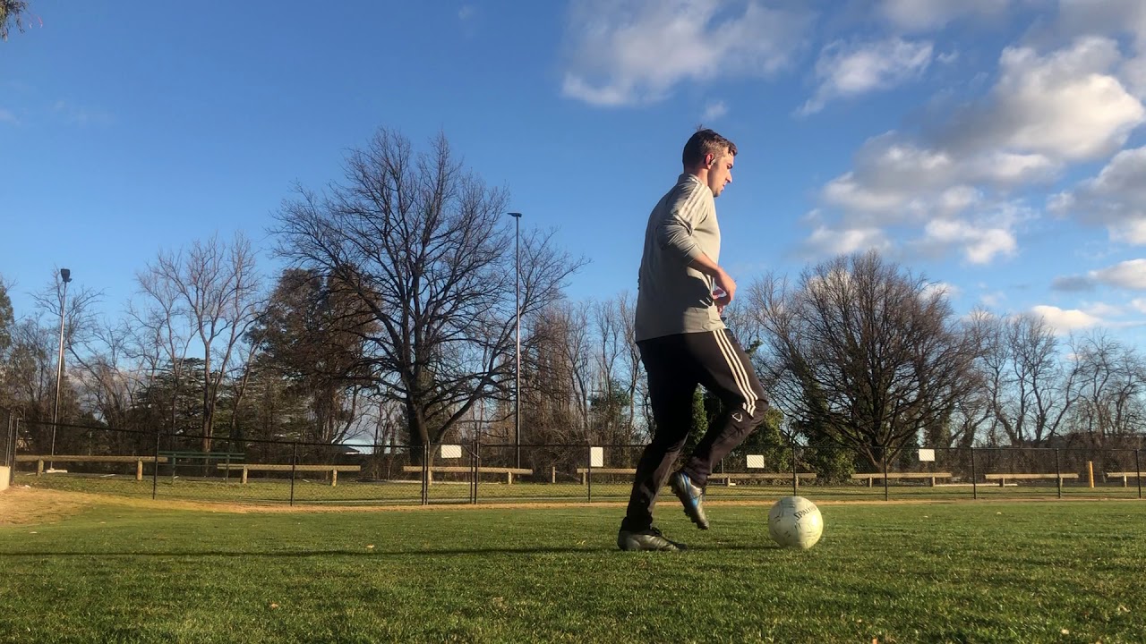 Soccer Turns Outside Foot - YouTube