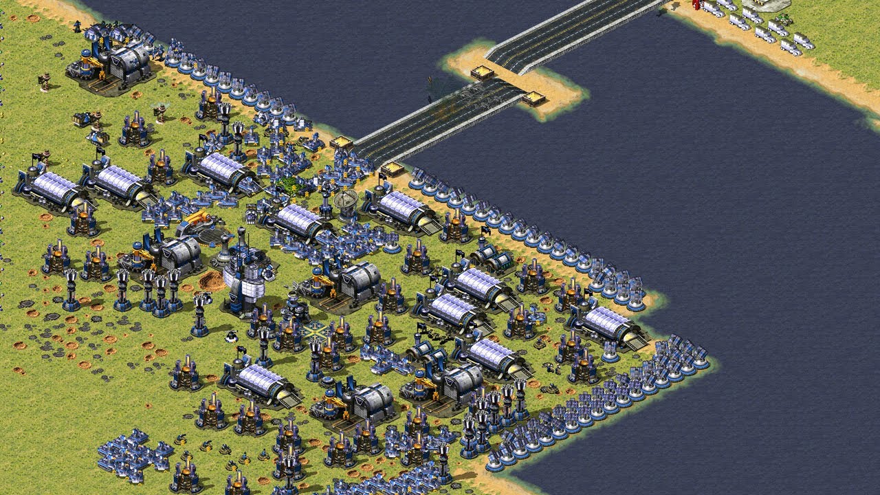 Red Alert 2 | Hidden Agenda Map | Extra hard AI | 7 vs 1 | America ...