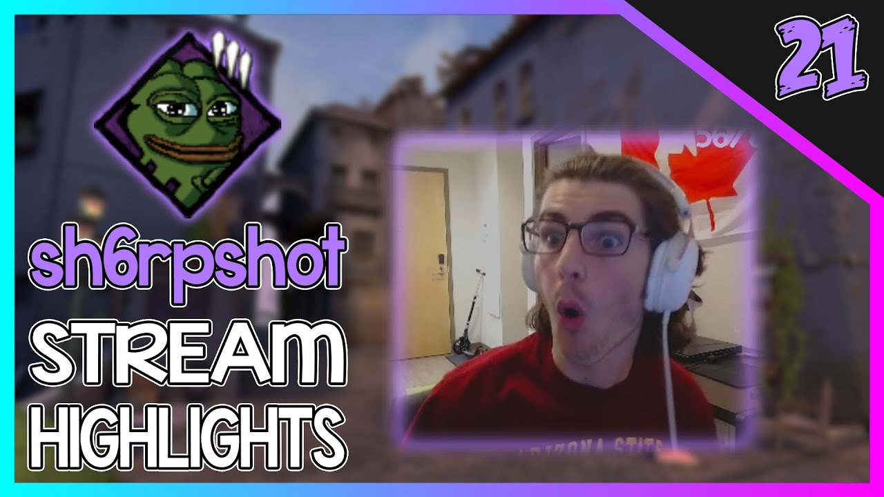 sh6rpshot STREAM HIGHLIGHTS #21 - DBD HACKERS, VALORANT, RAGES & More ...