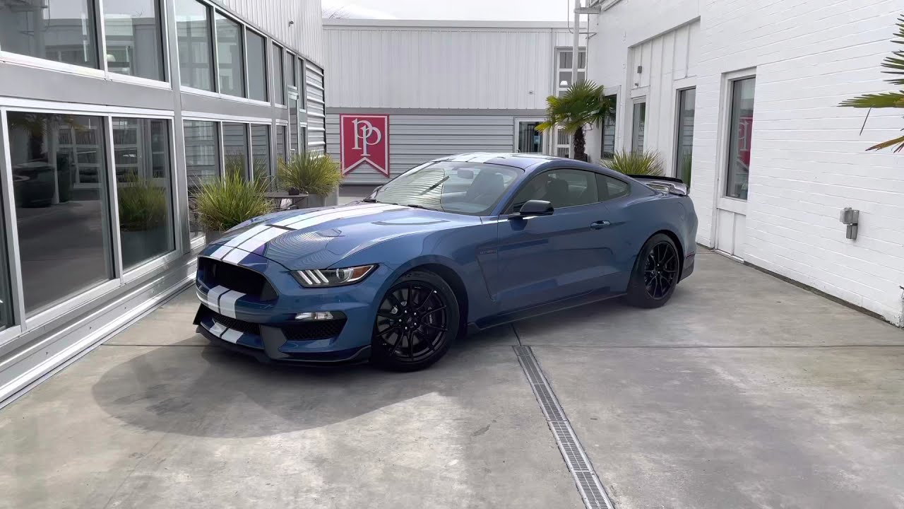 2020 Ford Mustang Shelby GT350 Ford Performance Blue Metallic at Park ...