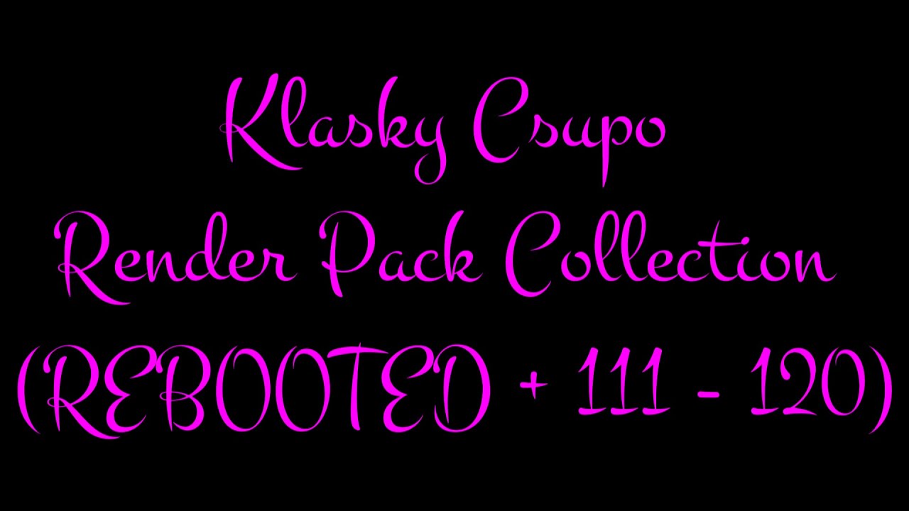 Klasky Csupo Render Pack Collection (REBOOTED + 111 - 120) - YouTube