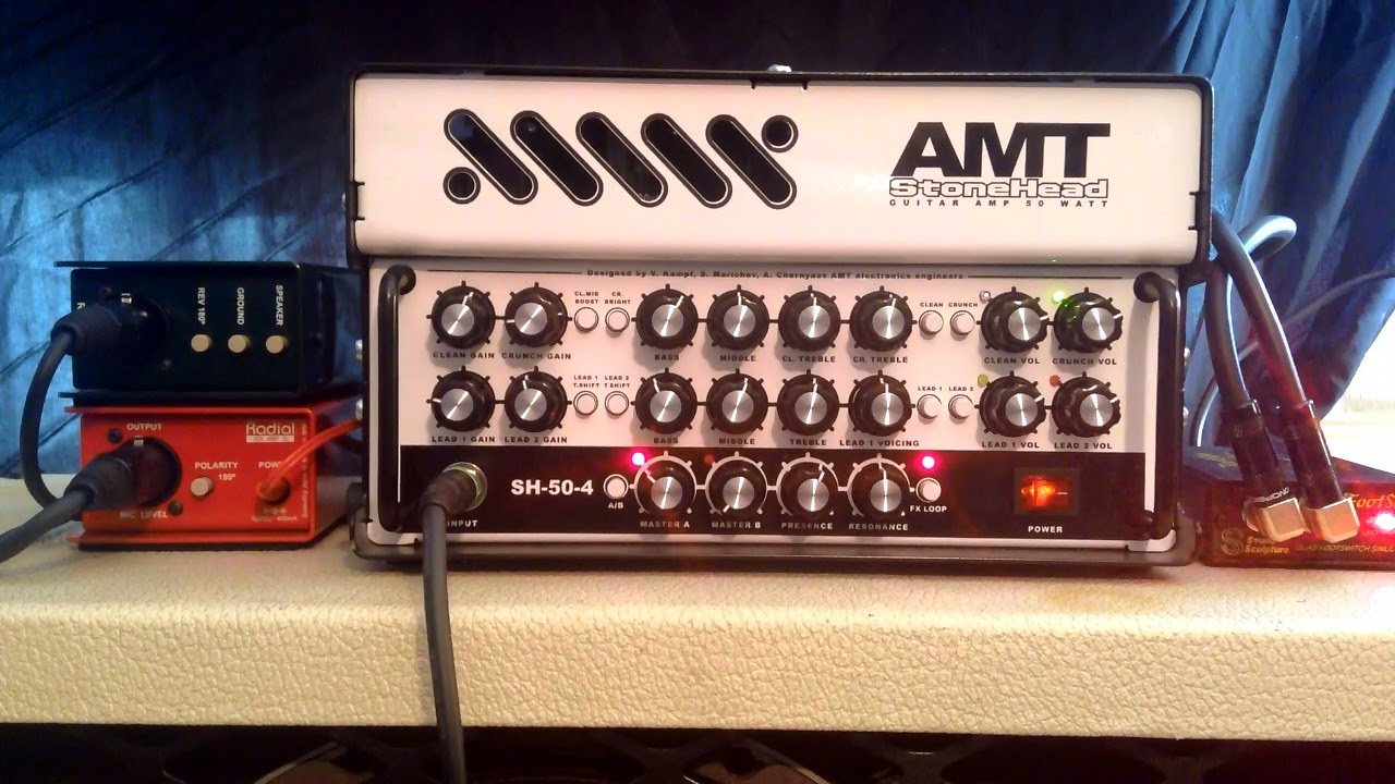 AMT StoneHead Guitar Amp Demo (Not Metal) - YouTube
