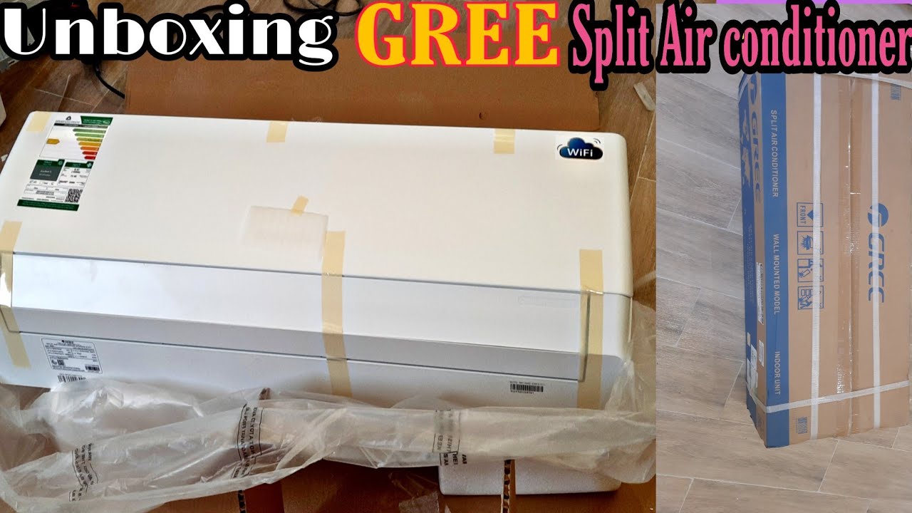 Unboxing Gree Split Air Conditioner Indoor unit Best Look - YouTube