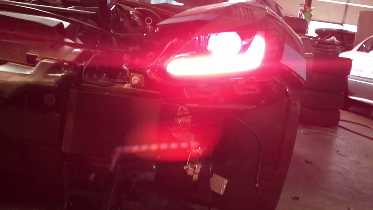Corvette demon eyes - YouTube