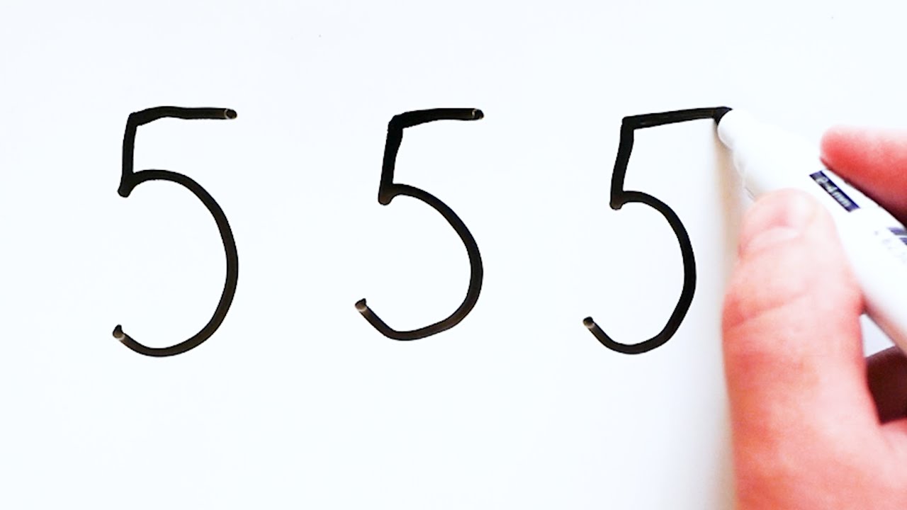 How To Draw A Cute Alien from Number 555 - YouTube