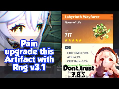 [Sample] Genshin Impact Pain upgrade this Artifact with Rng v3.1 - YouTube
