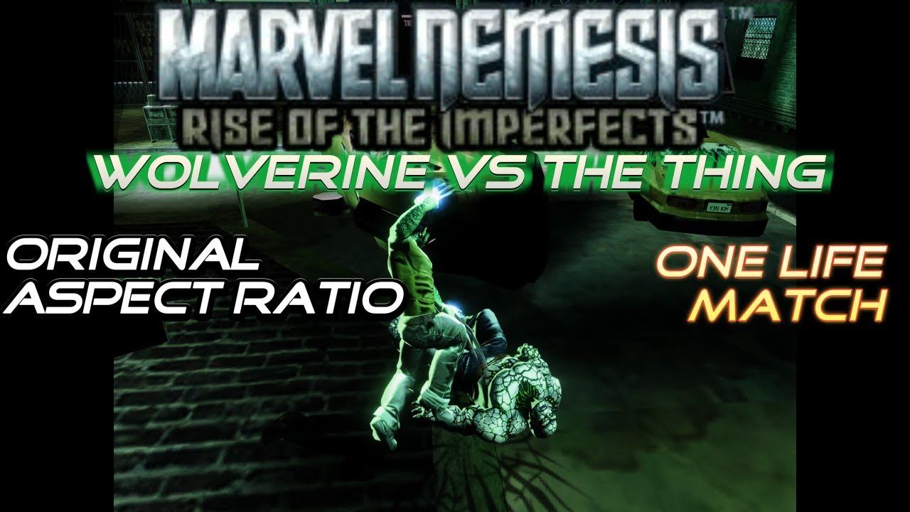 Wolverine vs The Thing - Marvel Nemesis: Rise of The Imperfects ...