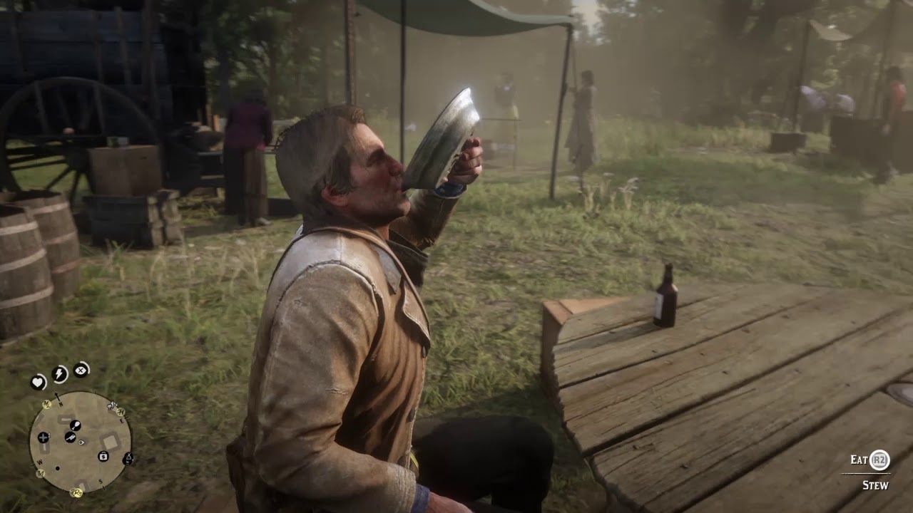 Arthur Morgan's Lean Mean Green Bean Eating Technique - YouTube