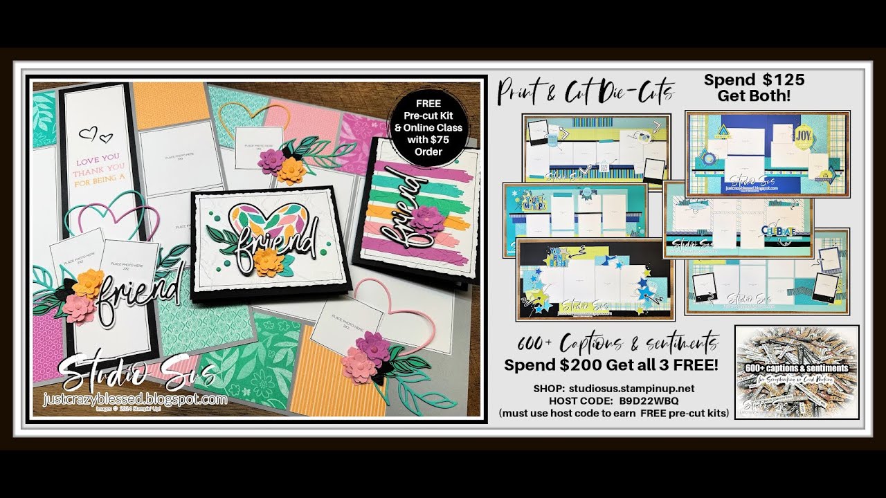 Studio Sus August 2024 Kits & Specials (Stampin' Up!) - YouTube