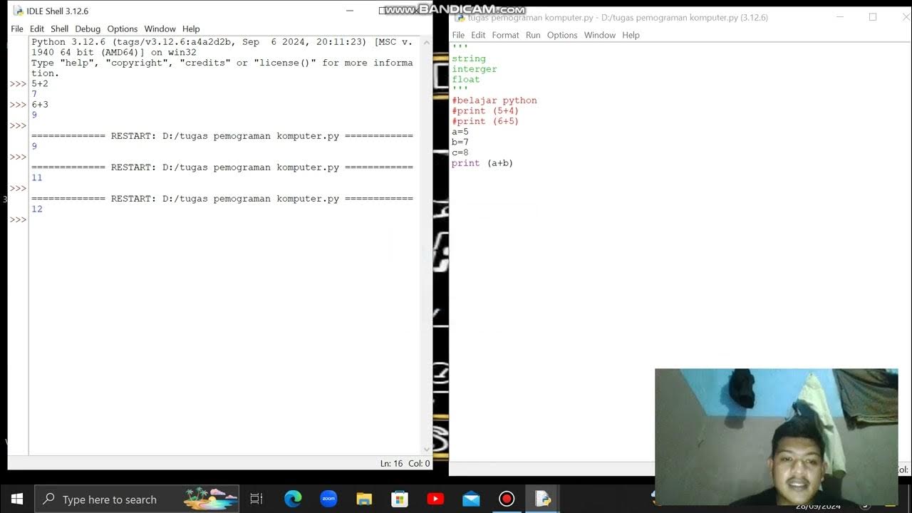 PROSES PEMOGRAMAN KOMPUTER BERBASIS APLIKASI PYTHON - YouTube