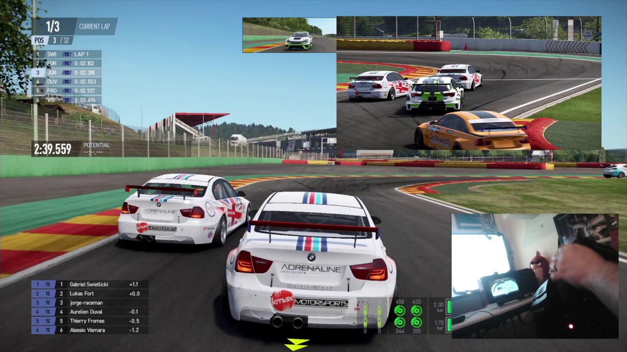 MULTICAM RACE AT SPA BELGIUM WTCC BMW 320I - YouTube