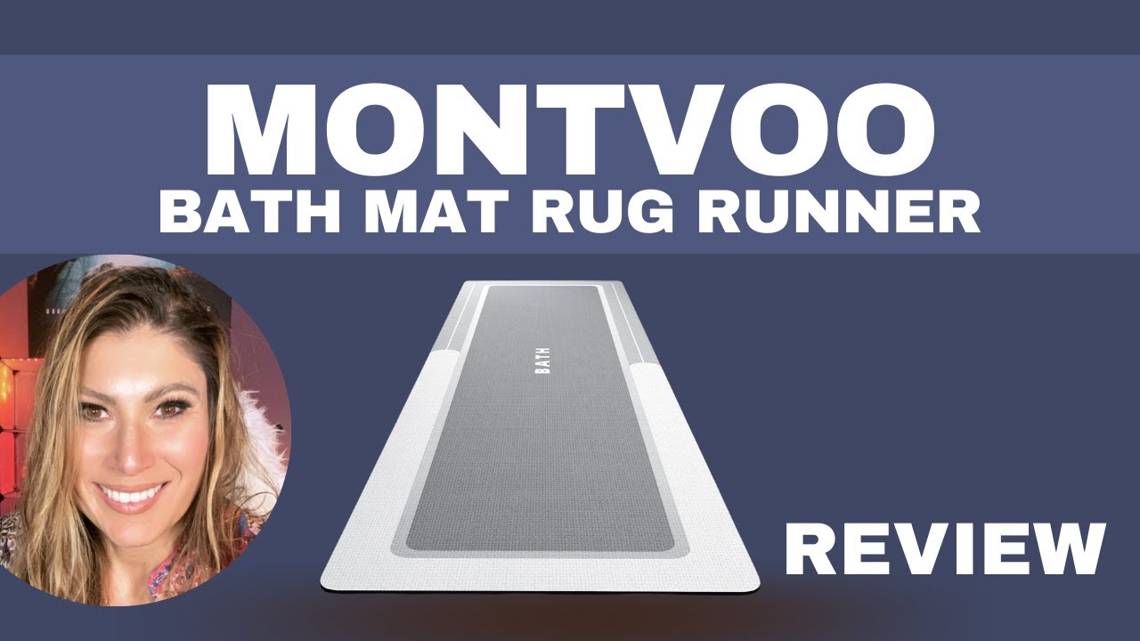 MONTVOO Bath Mat Rug REVIEW - YouTube