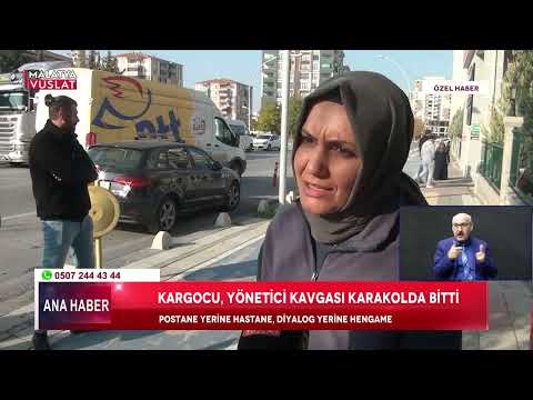 KARGOCU, YÖNETİCİ KAVGASI KARAKOLDA BİTTİ