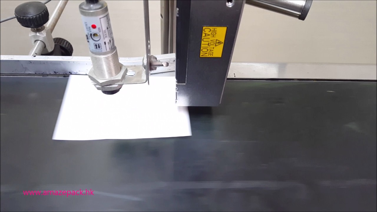 Hitachi RX2 inkjet printer - YouTube