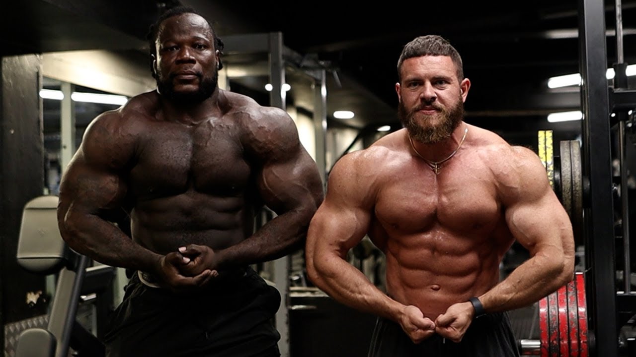 I trained with the biggest guy in my gym - Christmas Fallah - YouTube