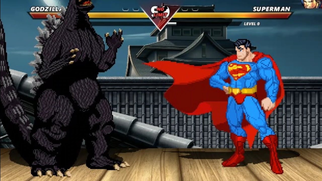 Godzilla vs Superman - High level insane fight ! - YouTube