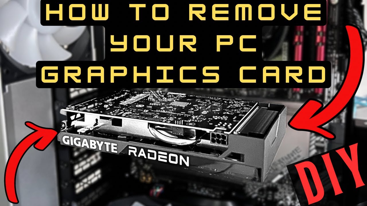 REMOVING the graphics card - YouTube