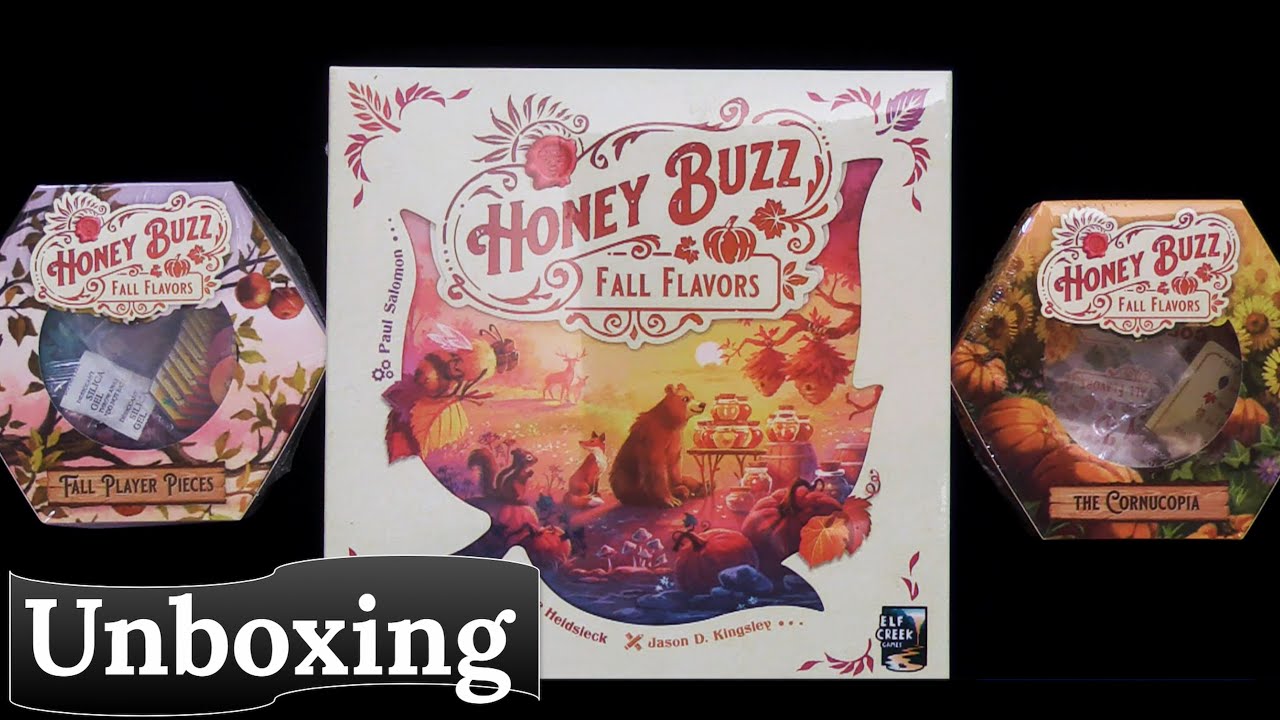Honey Buzz: Fall Flavors & Expansions (deluxe edition) - Unboxing - YouTube