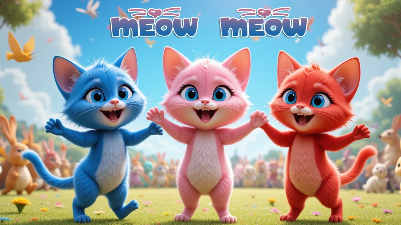 Meow Meow Kitty Dance Remix | Funky Beat for Kids! 🎶🔥 - YouTube
