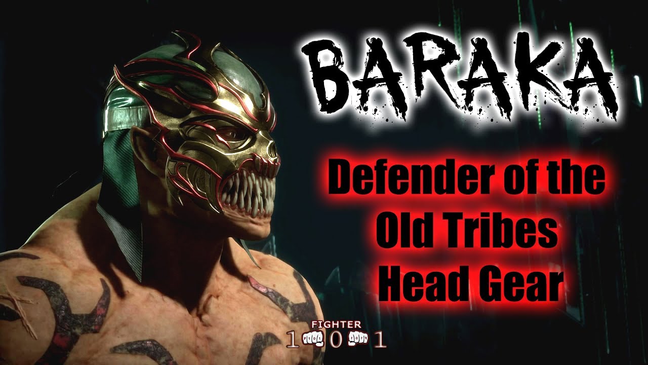Baraka Defender of the Old Tribes Head Gear Mortal Kombat 11 - YouTube