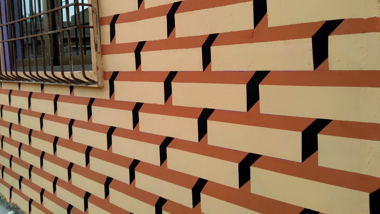 Exterior 3d wall paint design ideas - YouTube
