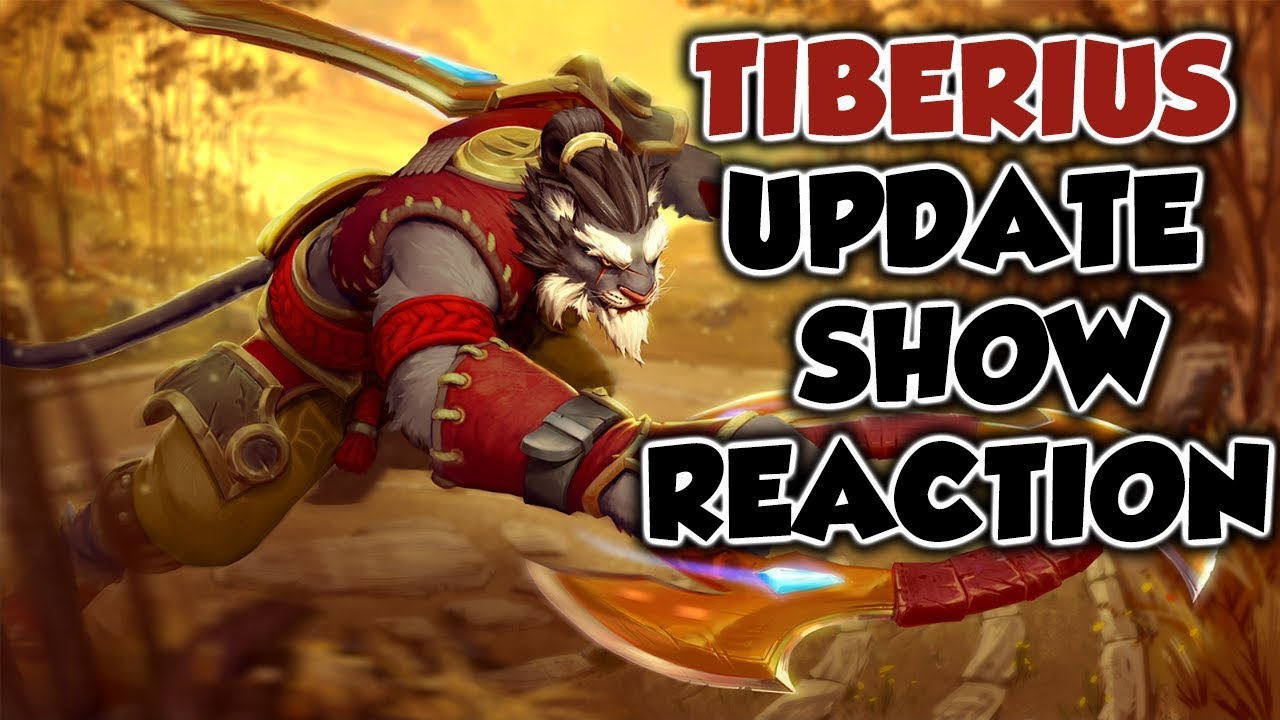Tiberius Champion! Paladins Update Show - YouTube