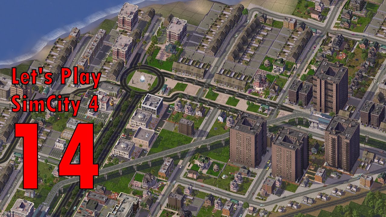 Let's Play SimCity 4 - Episode 14 - Rob's River Gets the El-Train - YouTube