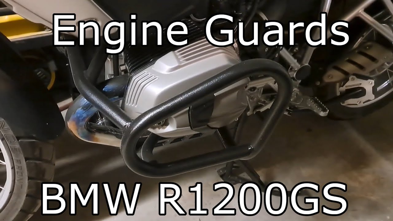 Engine Guards for the BMW R1200GS and GSA - YouTube
