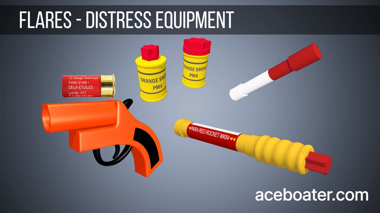 Flares distress equipment - YouTube