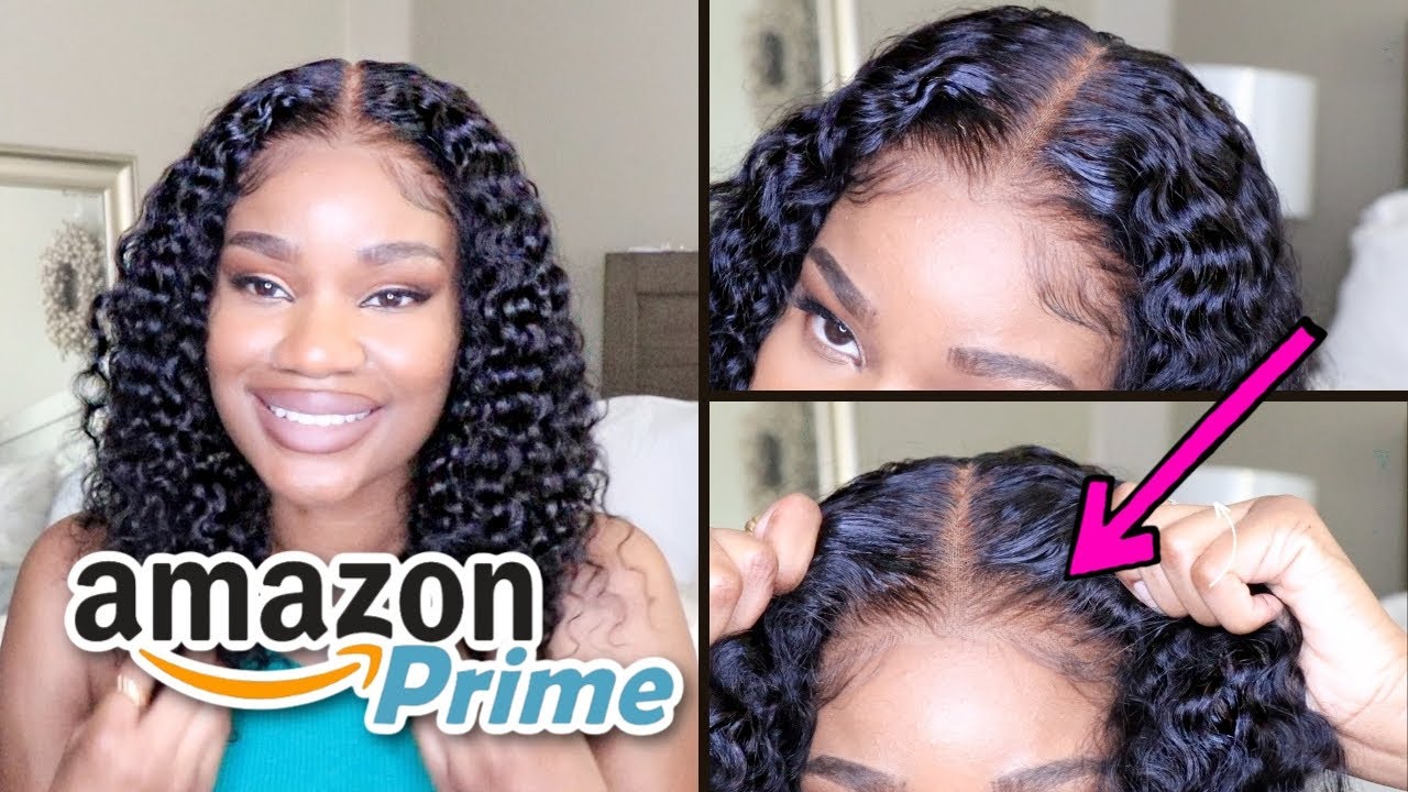 OMG LOOK What I Found On Amazon Prime Pre-Cut Pre-Plucked Glueless ...