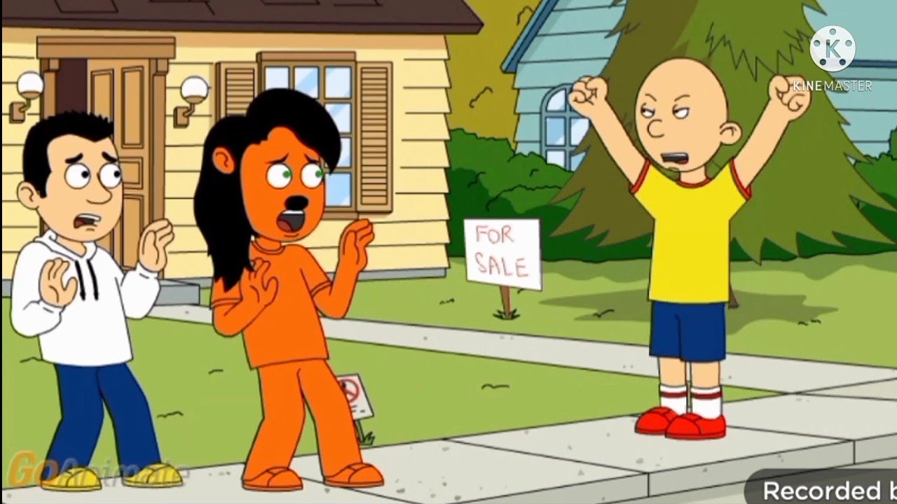 Jim and Scar Swears at Caillou and Gets Grounded - YouTube