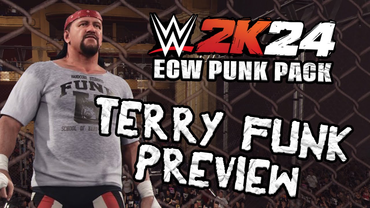 WWE2K24 - Preview the Extreme Icon Terry Funk's Entrance in WWE2K24's ...