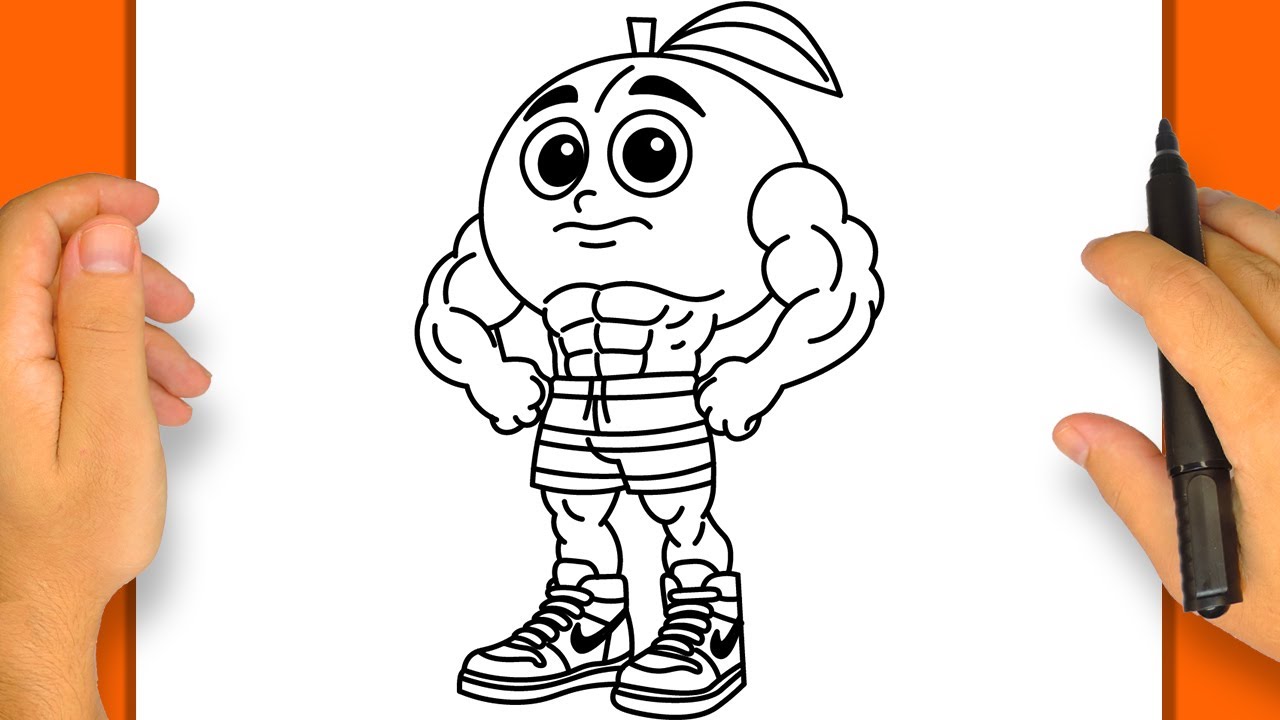 How to Draw Udin Din Din Dun from Italian Brainrot | Strong Orange ...
